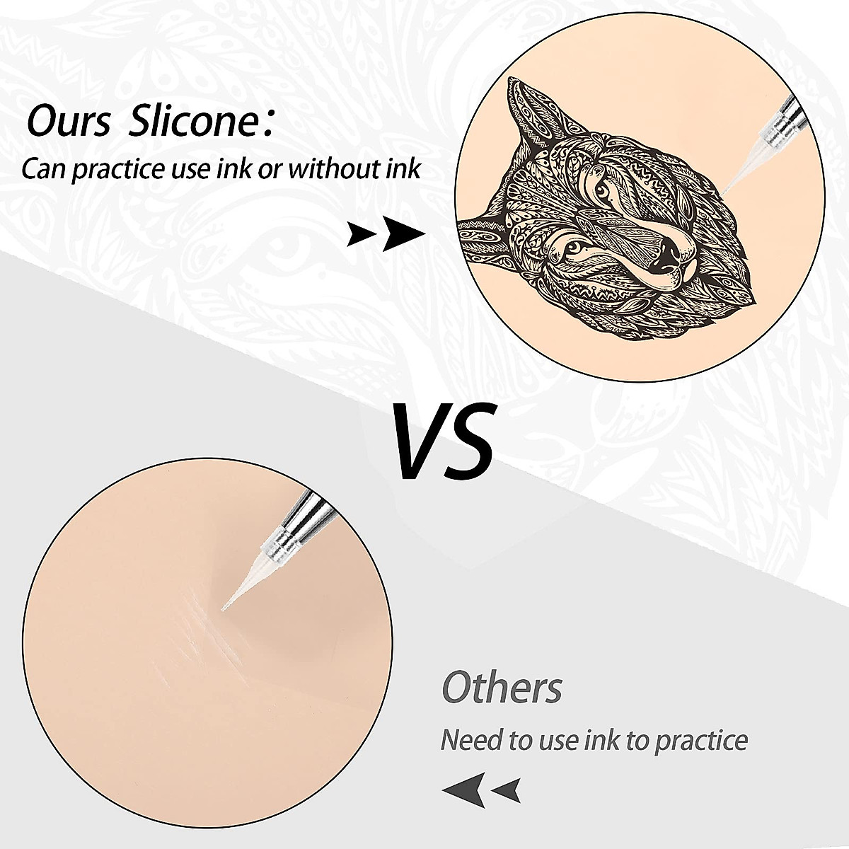 30 Sheets Skin Practice 8 x 6 Inch Double Sides No Ink Needed Skin Practice Pad, Microblading Eyebrows or Lips Practice, Microblading Supplies for Beginners and Artists