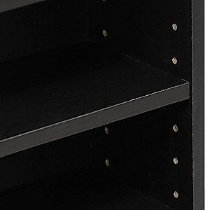 FURINNO JAYA Space Saving Multimedia Storage Tower, Espresso