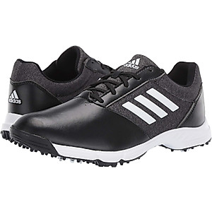 adidas Womens TECH Response Golf Shoe, Black/Silver Metallic/Grey Five, 5.5 M US
