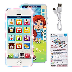 IQ Toys YPhone Toy Play Cell Phone USB Recharable