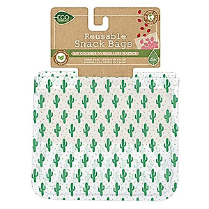 EcoLogical Reusable Snack Storage Bags, Assorted, Printed