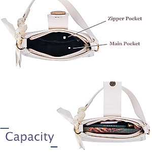 GOPHRALOVE Stylish Small Cute Clutch Shoulder Purse with Zipper for Woman (Light Green)