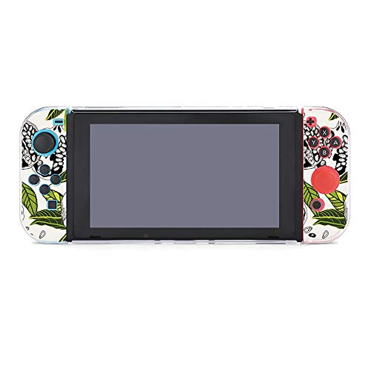 SUPNON Background With Pomegranate Fruit Protective Case Compatible with Nintendo Switch Soft Slim Grip Cover Shell for Console and Joy-Con with Screen Protector, Thumb Grips, Anti-Scratch Design17677