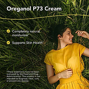 NORTH AMERICAN HERB & SPICE Oreganol P73 Cream - 2 oz. - Potent, Natural Moisturizer - Oreganol P73 Oregano Oil, Honey, Propolis, Royal Jelly, Oil of Hypercium, Lavender, Extra Virgin Olive Oil