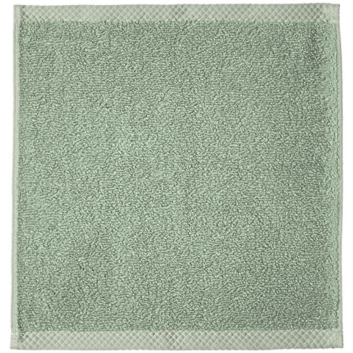 Amazon Basics Cotton Washcloths, Quick-Dry, 12" x 12", 12-Pack, Seafoam Green