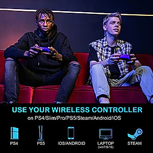 Wireless Controller for PS4, BELOPERA Ymir Controller Game Remote for Playstation 4 Controller with Turbo, Steam Gamepad Work with Back Mappable Button, Scuf Controllers for PS4/Pro/Silm/PC/IOS