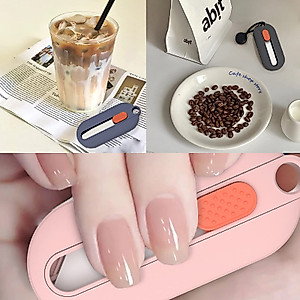 SafeX Ceramic Box Cutter Cute Min Replaceable Blade Cardboard Cutter Safety Box Opener Tool Perfect for DIY,Work (Green)