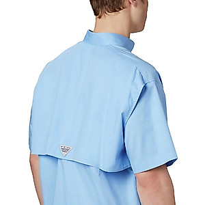 Columbia Men's Bonehead Short Sleeve Shirt, White Cap, Large