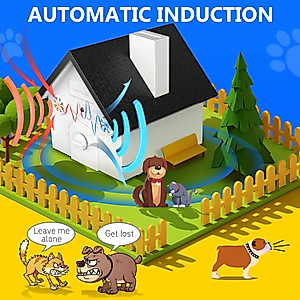 Anti Barking Devices, Ultrasonic Dog Barking Deterrent Device with 4 Modes, 50 Ft Dog Barking Control Devices Bark Box Dog Training & Behavior Aids, Dog Barking Silencer for Indoor & Outdoor