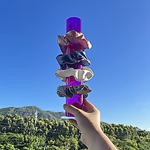 Scrunchie Holder Organizer - Hair Tie Holder Organizer - Acrylic Scrunchie Holder - 11.8 Inch Neon Pink,Jewelry Display Organizers,Bracelets Storage