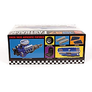 Round 2 AMT 1967 Ford Mustang GT Fastback 1:25 Scale Model Kit, Chrome (AMT1241)