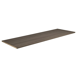 ClosetMaid SuiteSymphony Wood Top Closet Shelf, 48-Inch Wide, Graphite Grey