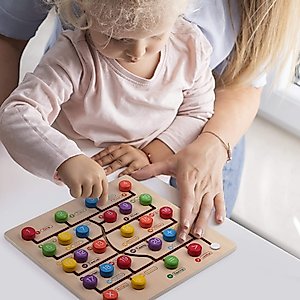 Boxiki Kids Montessori Toys. Learn to Count with Our Baby Toys That are Made of Wood! an Amazing Way to Learn Numbers and Colors.