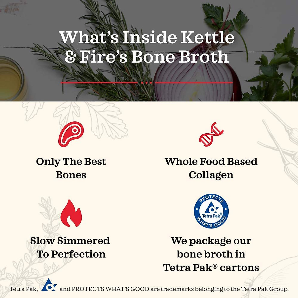 Kettle & Fire, Bone Broth, Chicken, 16.9 Oz