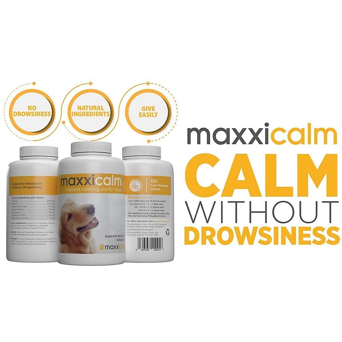 maxxipaws UTI Calm Bundle – maxxiUtract Urinary and Bladder Support for Dogs & maxxicalm Canine Calming Supplement