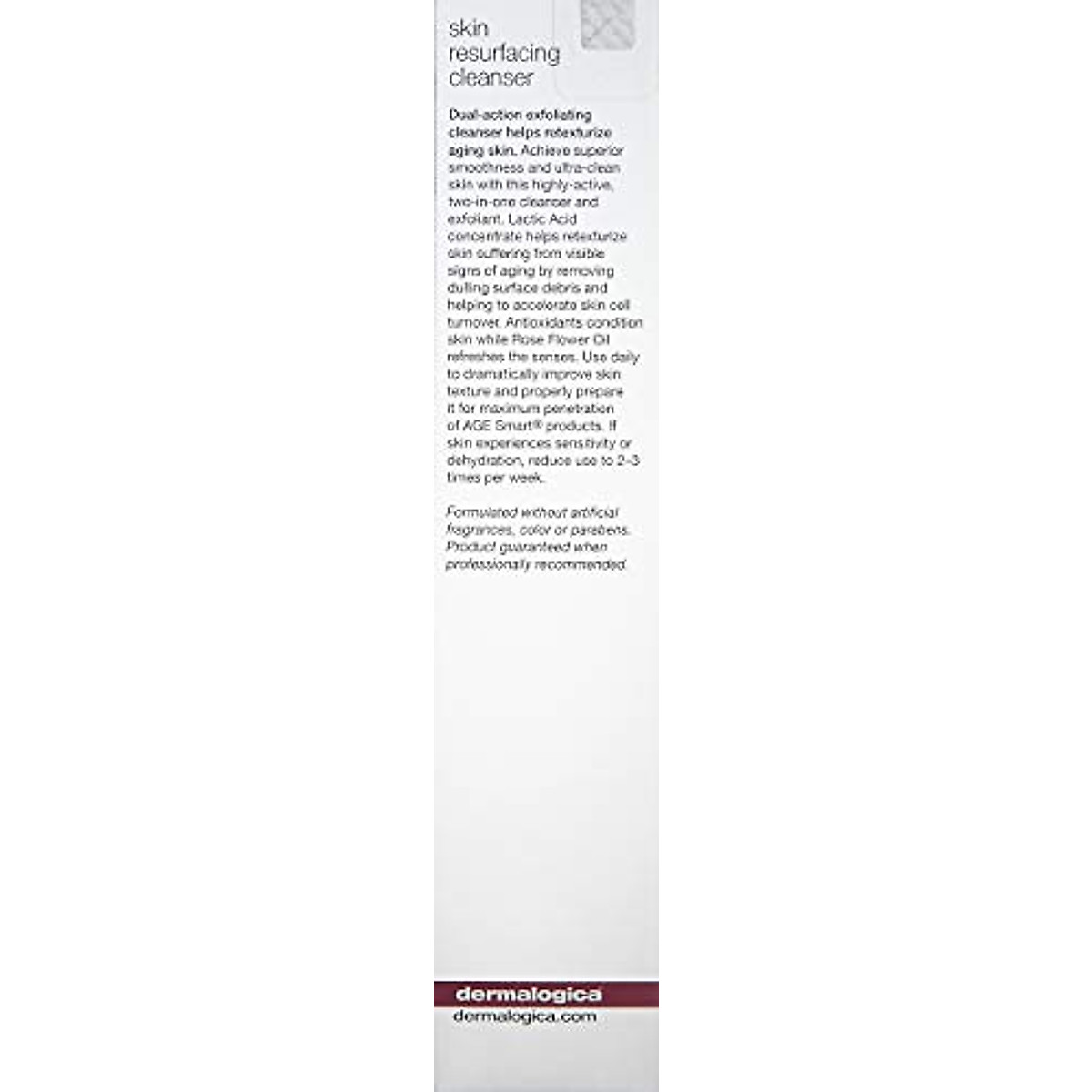 Dermalogica Skin Resurfacing Cleanser, Dual-Action Anti-Aging Exfoliating Face Wash and Cleanser - Smoothes Skin with Lactic Acid, 5.1 Fl Oz