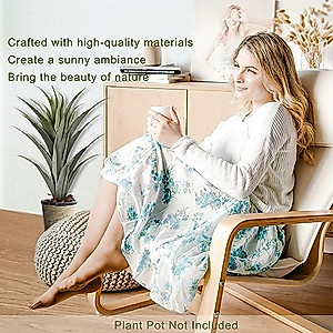 Softflame 27in Artificial Agave Plant Potted Plants, Artificial Plant Perfect for Home Office Indoor Decoration