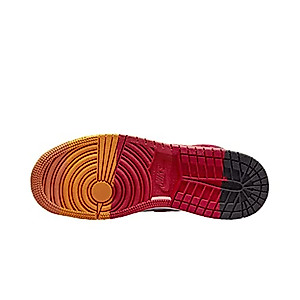 Jordan Boy's Air 1 Mid SE (Big Kid) Paprika/Cinnabar/Black/Canyon Gold 5 Big Kid M