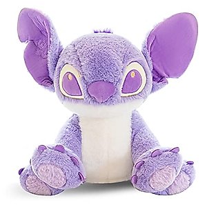 DPUSH® 10" / 14" / 20" Jumbo Purple Stltch Plush - Violet Little Monster Stuffed Animal - 100% Polyester Anime Plushies Pillow - Embroidered Stitching - Skin-Friendly and Soft Collectible