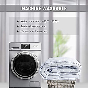 Sunflower King Mattress Pad, Hypoallergenic Cotton Mattress Cover, 18-22&quot; Extra Deep Pocket Quilted Protector, Breathable&amp;Noiseless