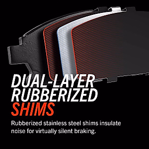 Power Stop CRK6497 Front and Rear Z17 Evolution Geomet Coated Brake Rotors and Brake Pads Brake Kit For Infiniti Q50 Q60 QX60 Nissna Murano Pathfinder