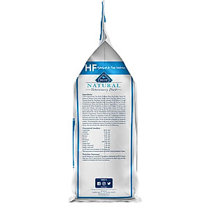 Blue Buffalo Natural Veterinary Diet HF Hydrolyzed for Food Intolerance Dry Dog Food, Veterinarian's Prescription Required, Salmon, 6-lb. Bag