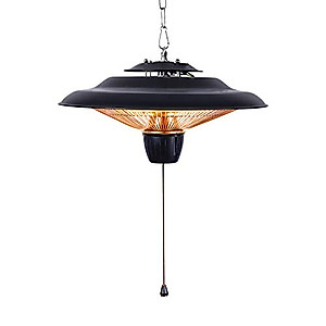 DONYER POWER 1500W Electric Patio Heater Ceiling Mounted Outdoor Heaters for Patio Easy Installation both Indoor Use