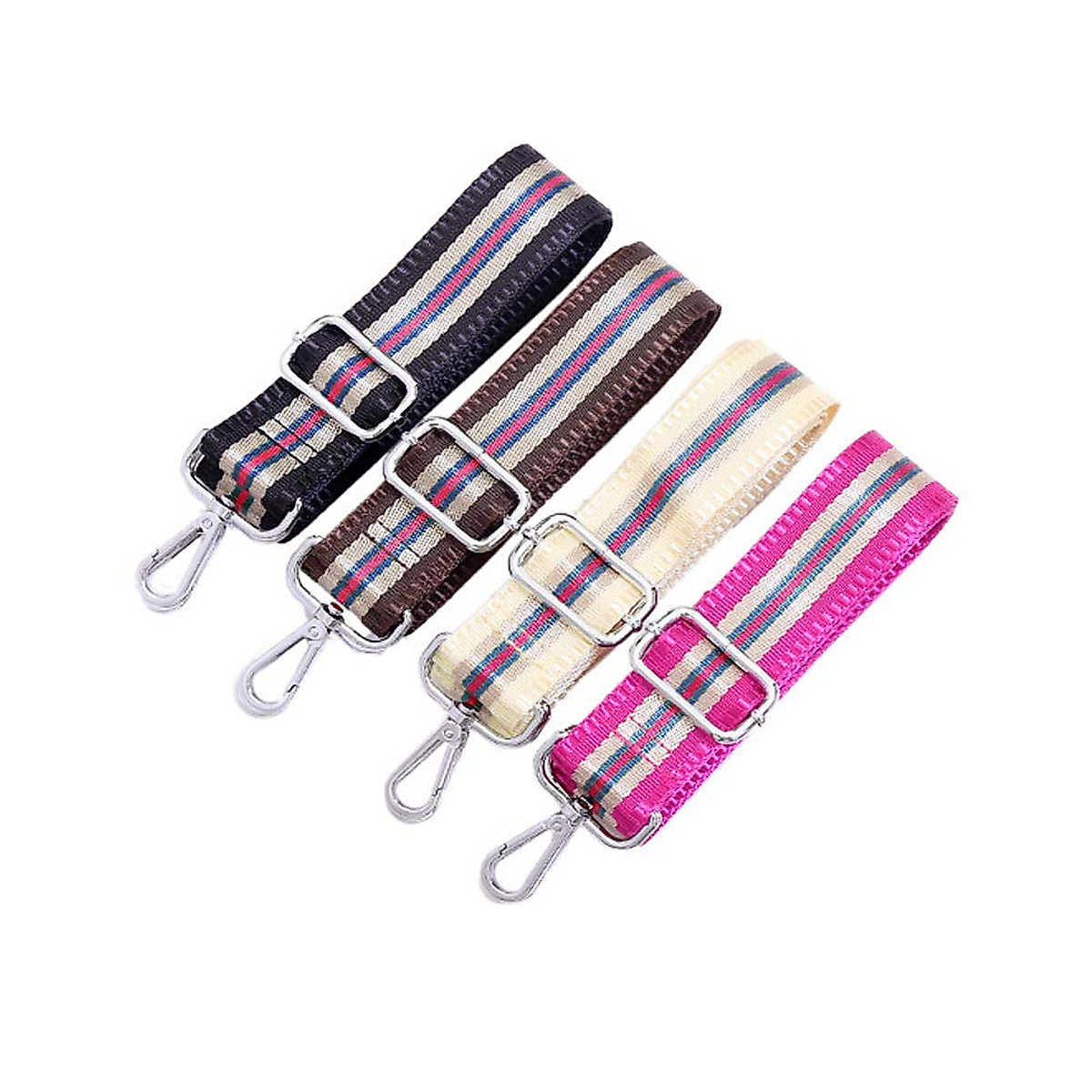 Umily Adjustable Length Handbag Purse Strap Guitar Style Multicolor 3.8cm Wide Replacement Strap Crossbody Strap