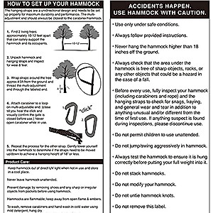 OHMU 440Lbs Camping Hammock with Mosquito Net and Rainfly Cover Portable Hammock Tent (Orange)