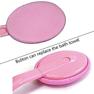 Easy Lotion Applicator, Back Rubs Massager Bath Brush, Extra Long Handle, Easily Self Apply Lotions, Great for Body Care