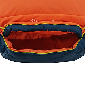 ust monarch sleeping bag with temp control, heavy duty construction, pillow option and carry case for camping, hiking, backpacking and outdoors - regular