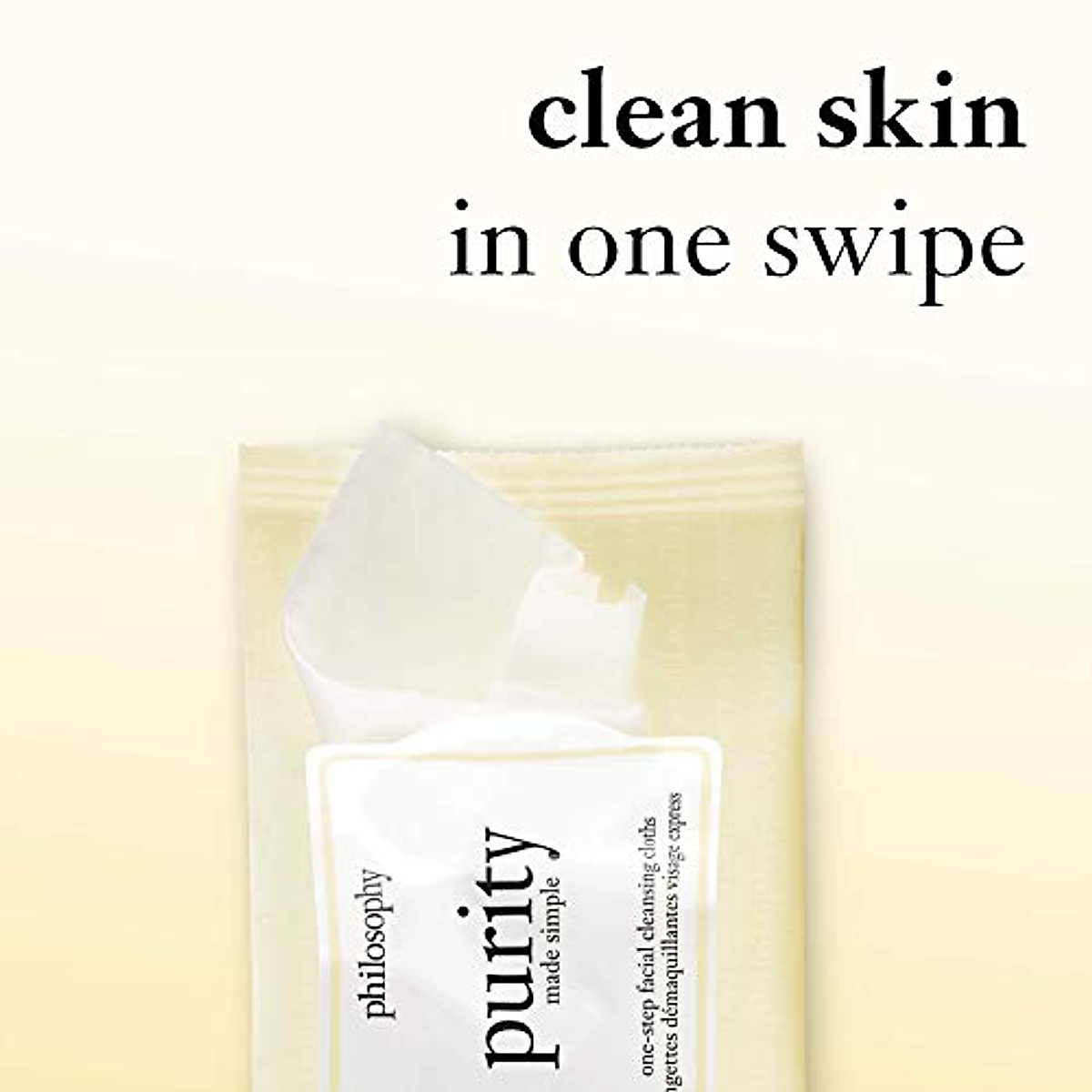 philosophy purity made simple one-step facial cleansing cloths