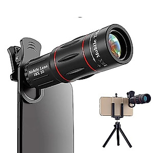 Mobile Phone monoculars, 18X External telephoto Lens, Outdoor Photography, HD telephoto Lens 18x B (Standard)