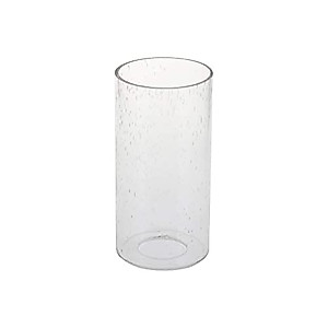 GoLucky Glass Cylinder Glass Shade Accessory Glass Lamp Fixture Shade Replacement Glass Piece with 1-5/8 Inch Fitter Multiple Specifications 4"(D)*5"(H). Multiple Specifications