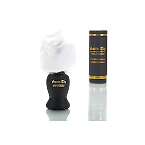 Satin Tip – The Purest, Shave Brush (Synthetic, Black, Soft Touch, Case)