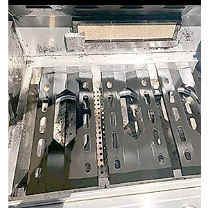 SN1281(3-Pack) SA0801 (3-Pack) 17 5/16" Stainless Steel Heat Plate and Burner Replacement for Costco Kirkland 720-0108, Nexgrill 720-0011, 720-0047-U Gas Grills