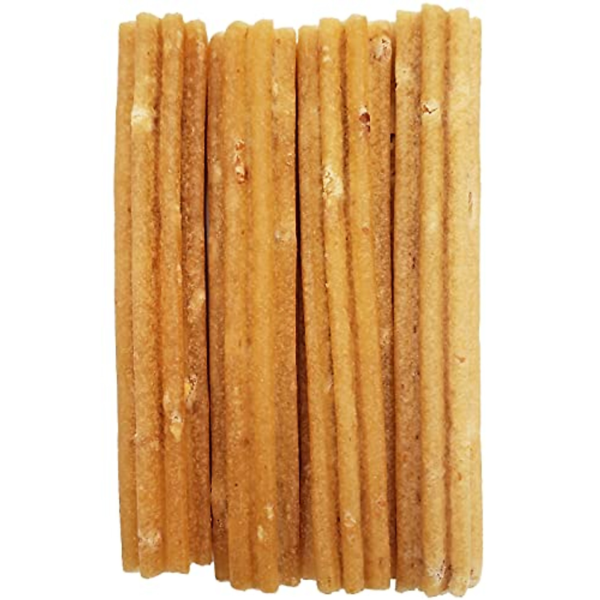 Yellow Yak Churro Chew | USA Made | Lactose - Soy - Grain - Gluten Free | for All Dogs | 4 Churro Chews | Real Cheese & Peanut Butter Flavor