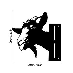 Wtosuhe Farm Peeping Deer-Metal Outdoor Art Sculpture Hanging Decor, Garden Deer Statue Yard Wall Tree Farmhouse Fence Pendant Ornament