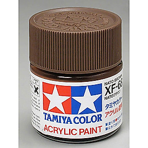 Tamiya 81368 Acrylic XF68 Nato Brown 3/4 oz