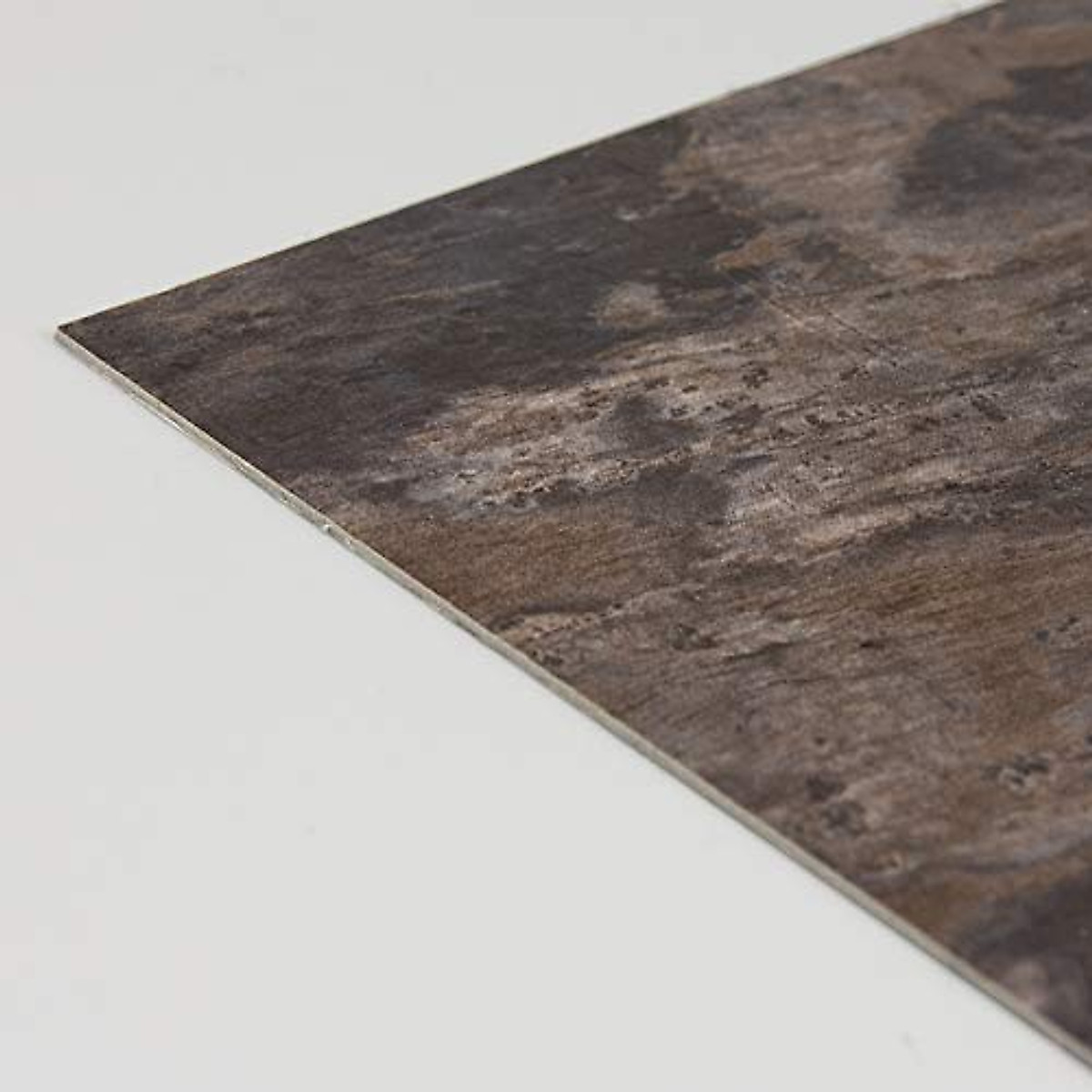 FloorPops FP3330 Brownstone Peel & Stick Floor Tiles, Brown