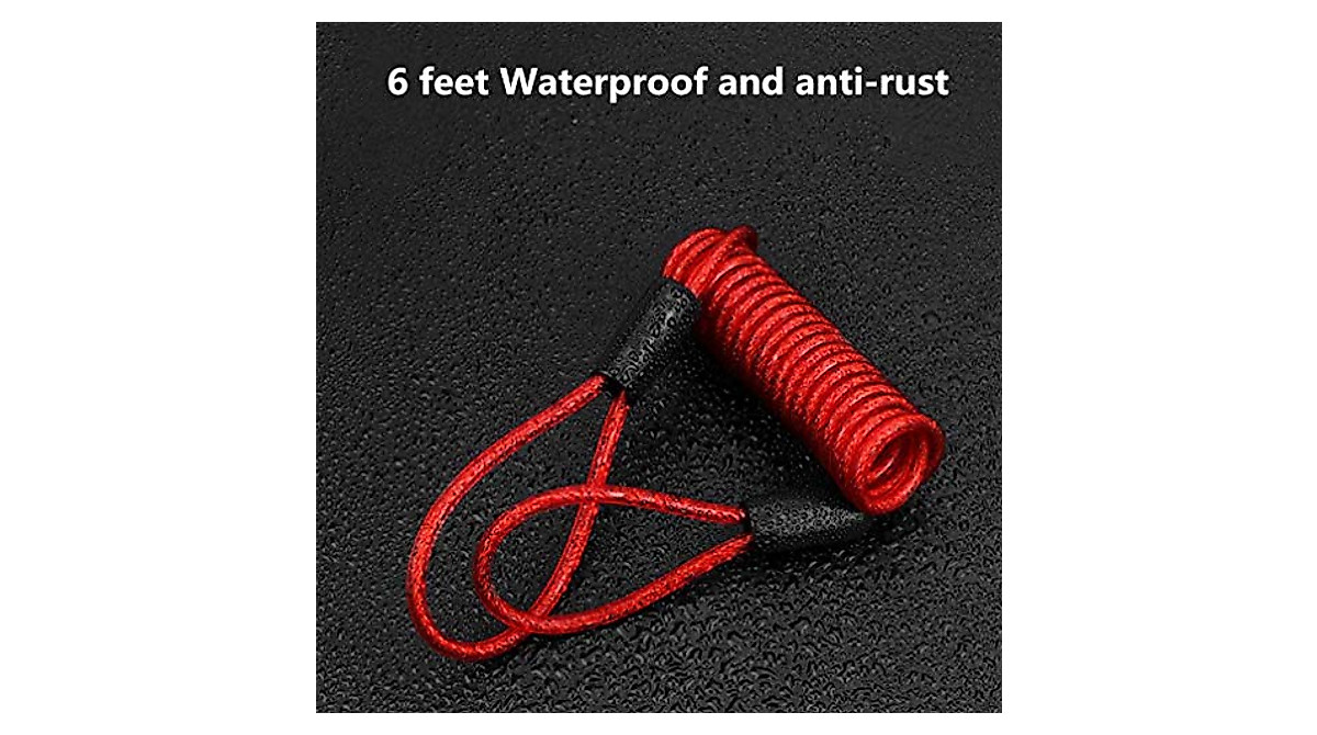 Malloryx 6' Breakaway Trailer Cable for Safe Towing | Durable and Coiled