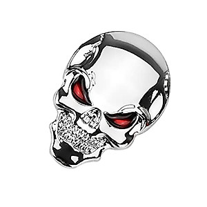 Automotive Metal Skull Decor halloween skull wall stickers refit metal signs metal stickers goth car decor Vehicles Trucks Decorations Emblem