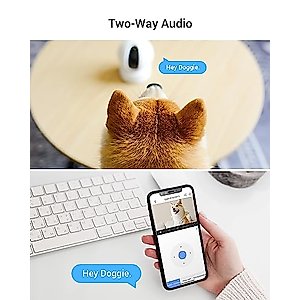 EZVIZ 1080P Indoor WiFi Camera, 360° Coverage, Smart Tracking, Human Detection, Two-Way Talk, 33ft Night Vision, Support MicroSD Card | C6CN