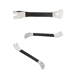 Auto Trim Removal Tool Metal for Car, Door Panel Dashboard Radio Audio Navigation Installer, Upholstery Fastener Disassembly Pliers Interior Exterior Replace Pry Clip Home