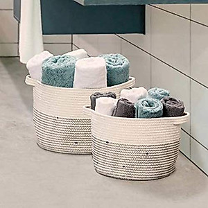 Mesa Cotton Rope Bins, Set of 2