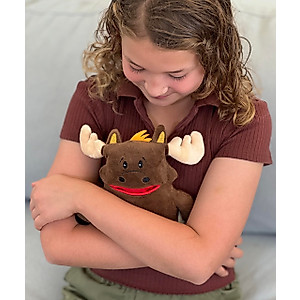 The Tooth Brigade Tooth Fairy Pillow | Fun and Interactive Stuffed Plush Toy with Large Pocket for Lost Teeth, Treasures, Prizes - Perfect for Kids, Boys, & Girls Gift (Twigs Moose)