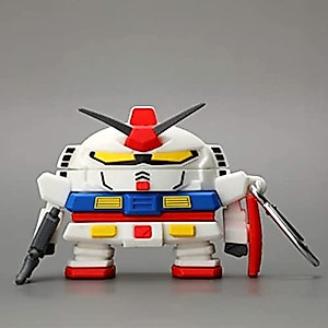 Pnakqil Anime for AirPods Pro Case Cute Robot Gundam Earphone Case Anime for AirPods Pro Case for Kids/Girls/Teens Boys Wireless Bluetooth Headphone Soft Silicone Cover (for AirPods Pro/Gundam)