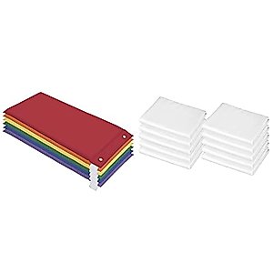 Hanging Rest Mat - Daycare and Preschool Nap Mats - Assorted & American Baby Company Cotton-Polyester Blend, Fitted with Elastic Corners Standard Daycare/Pre-School Nap Mat Sheet