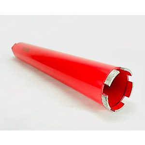 2.5" Inch Diamond Wet Core Drill Bit 1-1/4” Threaded by BLUEROCK Tools for Concrete Rebar Asphalt Brick Rock Masonry Hole Barrel Coring 2-1/2"