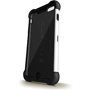 Ballistic for iPhone 6S Plus / 6 Plus Holster Case,TJ Tough Jacket Maxx, Screen Protector, Rugged and Heavy Duty Defender Cover W/Belt Clip Holder (Black/White)
